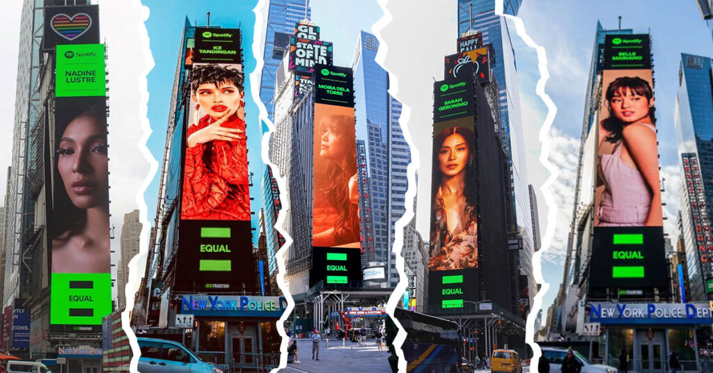 Proud To Be Pinoy: 15 Filipino Artists Who Were Featured on Spotify’s Billboard in Times Square ...